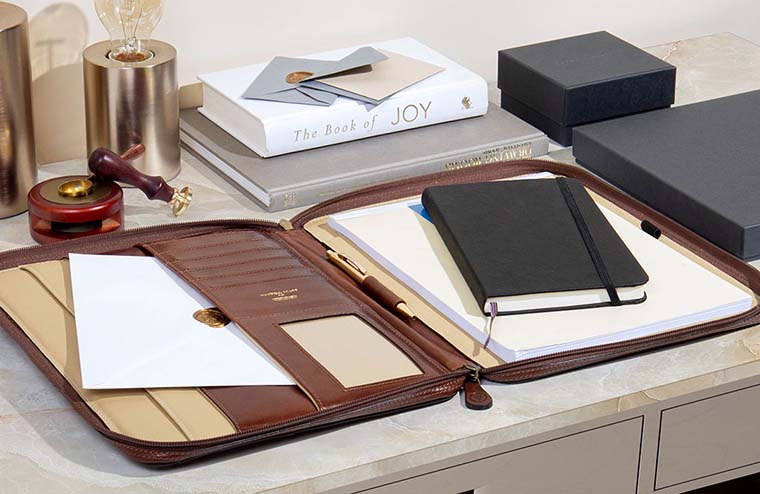 Pareto Leather iPad Portfolio | Men’s Business Organiser - Maxwell-Scott